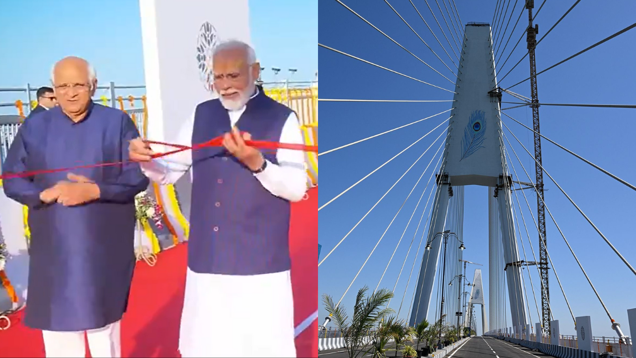 India Cable Bridge Inauguration: PM Modi Inaugurates India's Longest ...