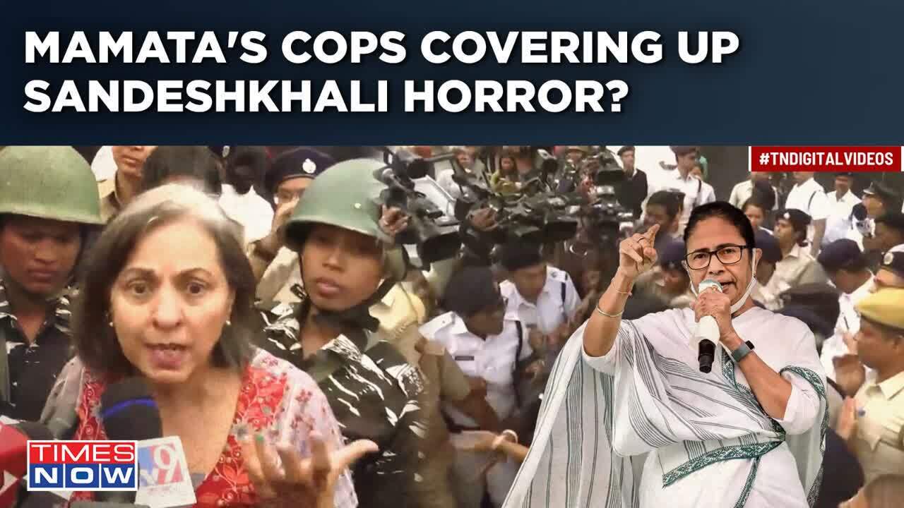 West Bengal Police Arrests Fact-Finding Team En Route Sandeshkhali| Watch TMC VS BJP Over Rape ...