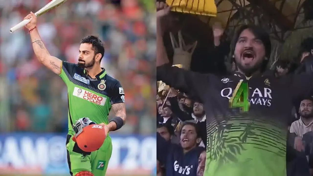 'Unreal Craze': RCB Fan Steals Spotlight In PSL; Fans React To Viral Pic | Cricket News, Times Now