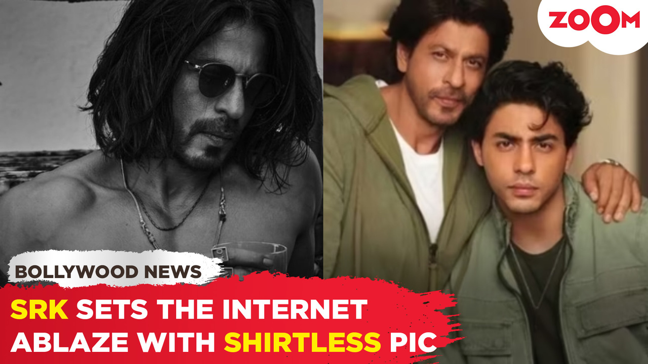 Shah Rukh Khan Stuns Fans with Shirtless Pose, Promoting Son Aryan's ...