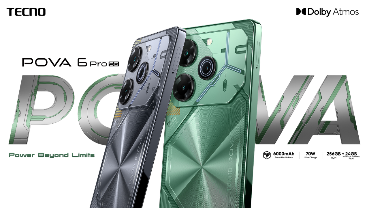MWC 2024: Tecno POVA 6 Pro Unveiled With Dimensity 6080 SoC And Gaming ...