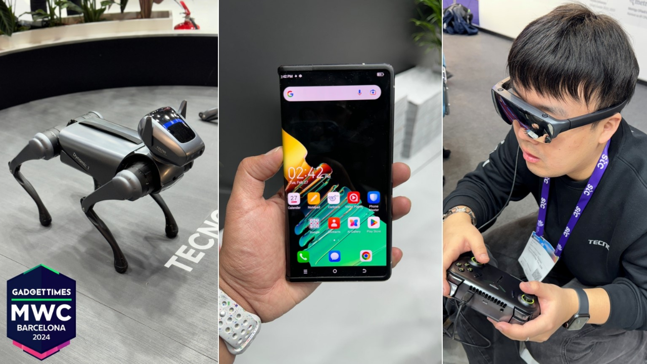 Mwc 2024: A Robot Dog, Rollable Phone And AR Gaming Glasses: Everything Tecno Announced At MWC ...