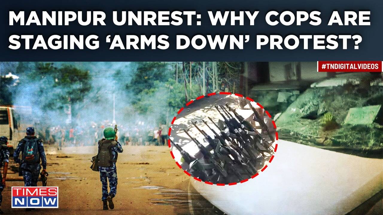 Manipur Commandos Police Stage ‘Arms Down’ Protest | Cops Told to ...