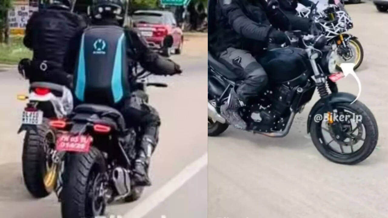 Royal Enfield Hunter 450 Spotted Testing On Public Roads | Bike News ...