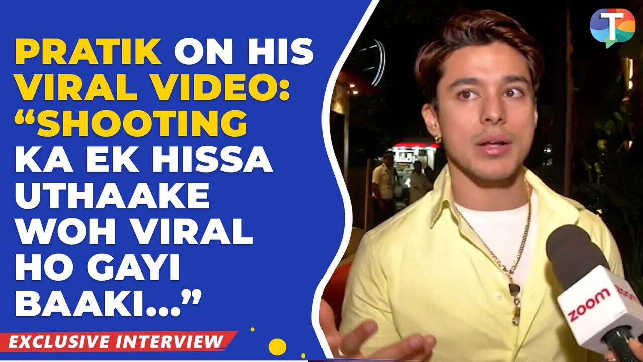 Pratik Sehajpal responds to viral video with Pentali Sen, “Woh shoot ka hi hissa tha” | Times Now