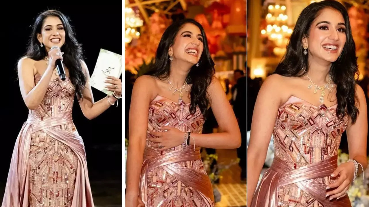 Ambani Wedding: Radhika Merchant : Ambani Bahu Dazzles In A Versace ...