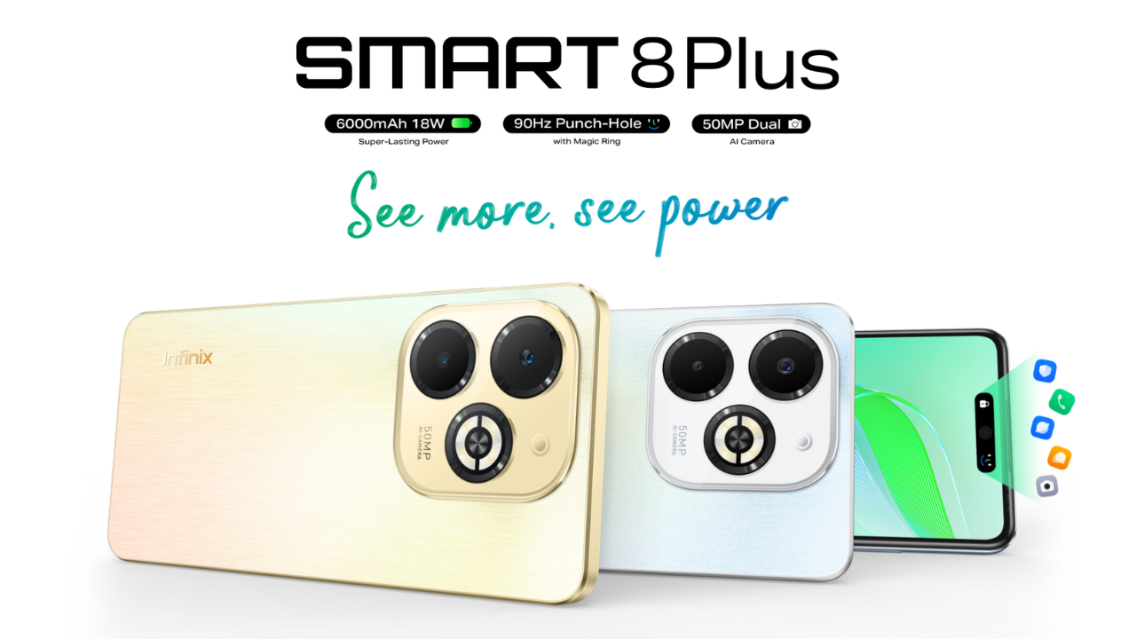 Infinix Smart 8 Plus Launch in India With 50 Megapixel Dual Cameras ...