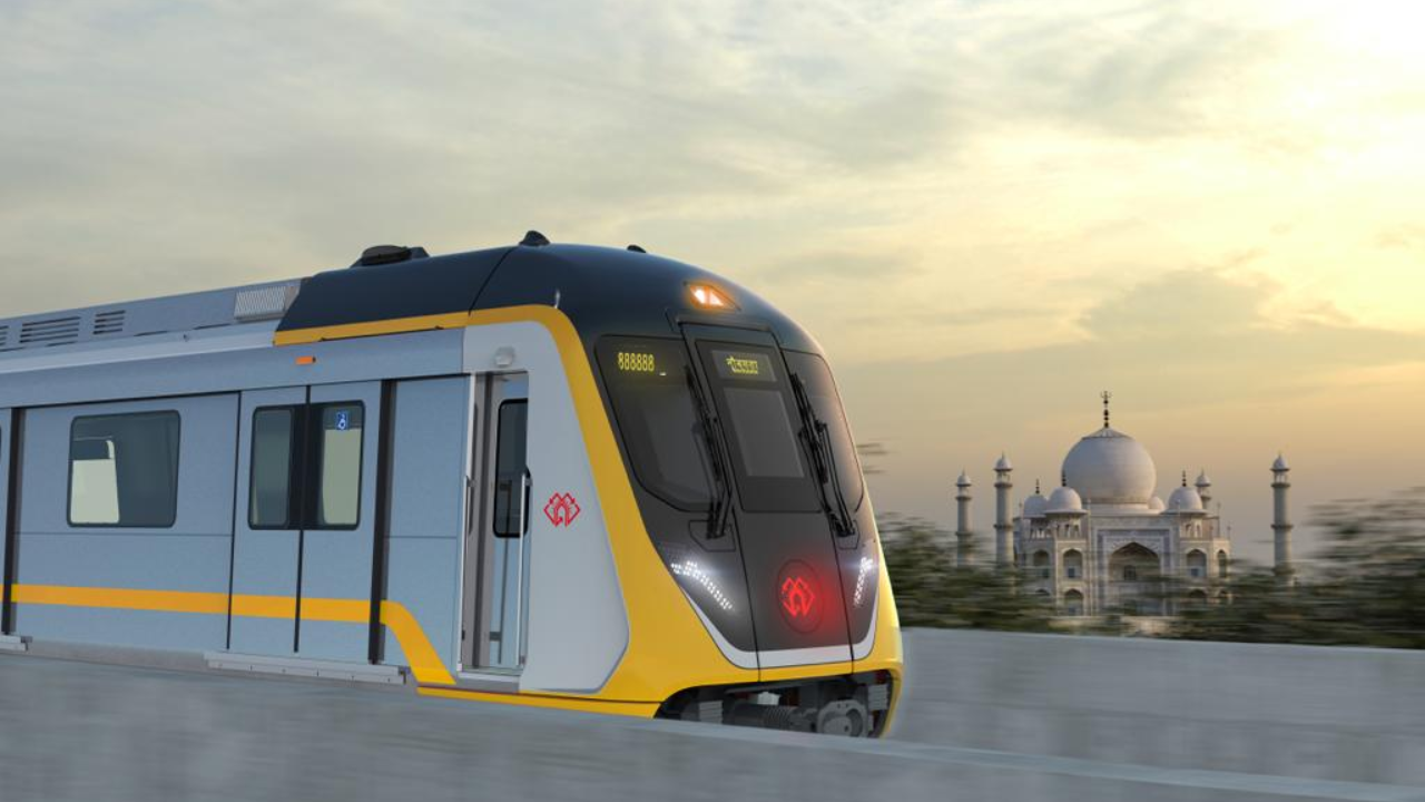 Agra News: Now, Visit Taj Mahal By Agra Metro: Check Stations, Route ...