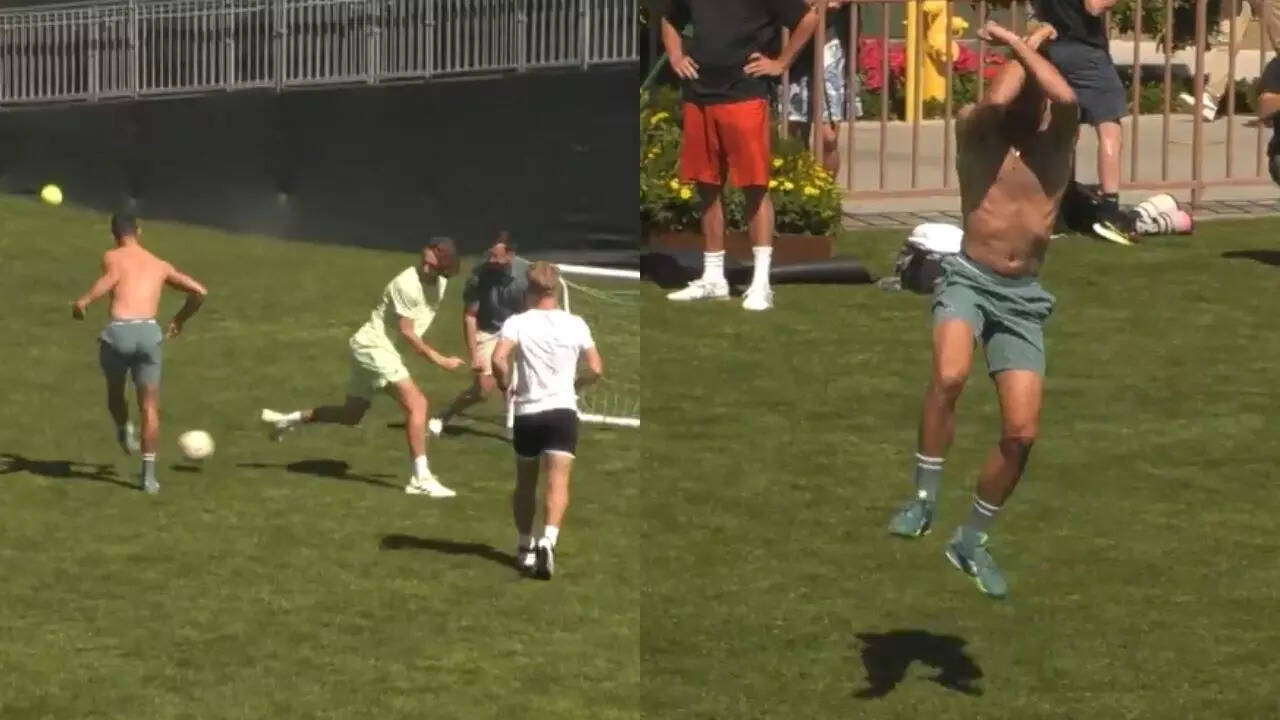 Novak Djokovic: Novak Djokovic Channels Cristiano Ronaldo's 'SIUU ...