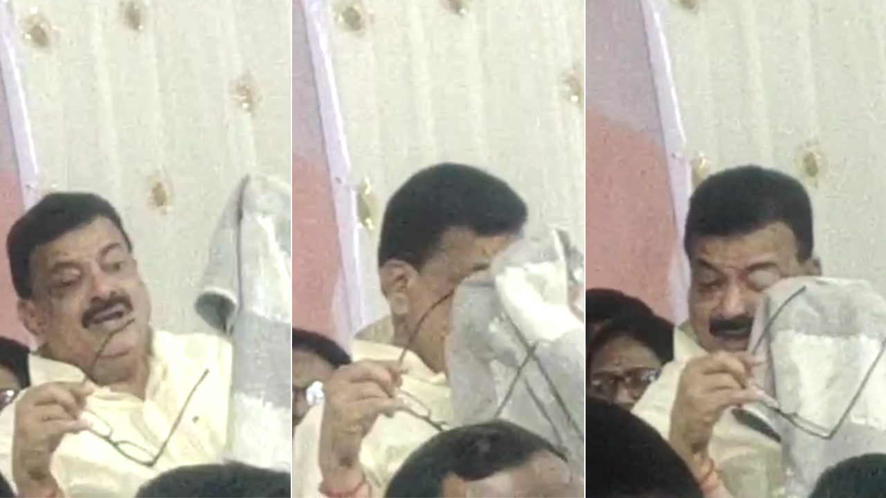 Bhaskar Jadhav: मुलाचं भाषण सुरू असताना भरसभेत भास्कर जाधवांना अश्रू अनावर, नेमकं काय घडलं? पाहा ...