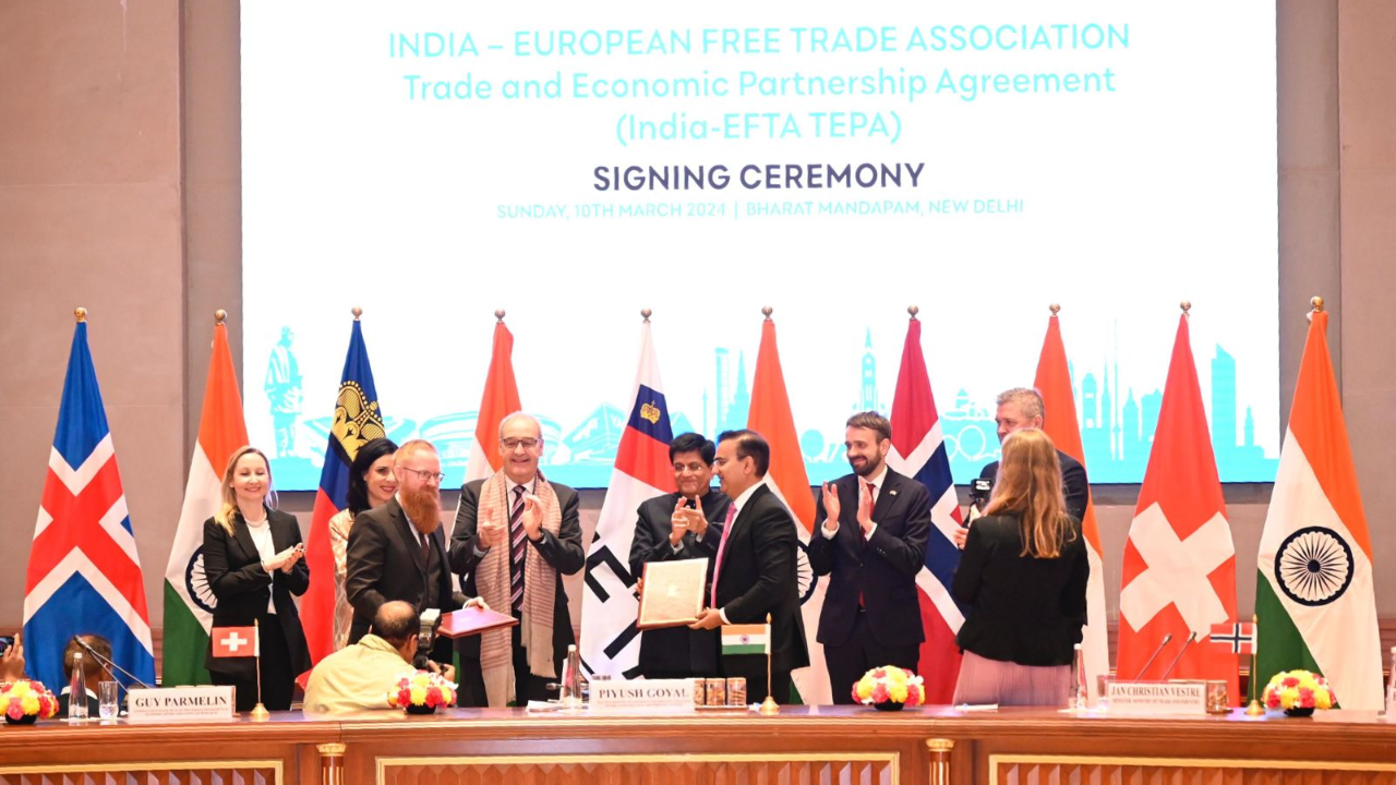 How India's Trade Agreement With Four-Nation EFTA Will Benefit Indians ...