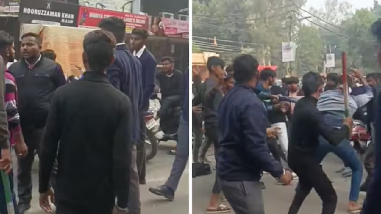 Viral Video: WWE-Style Fight Using Hockey Sticks Erupts Between Groups ...