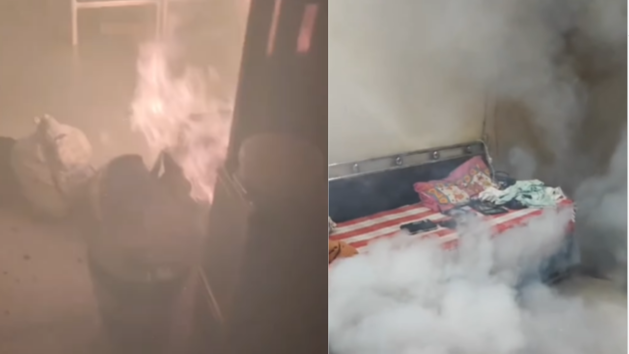 Shocking! Bike Battery Explodes While Charging, Massive Flames Engulf ...
