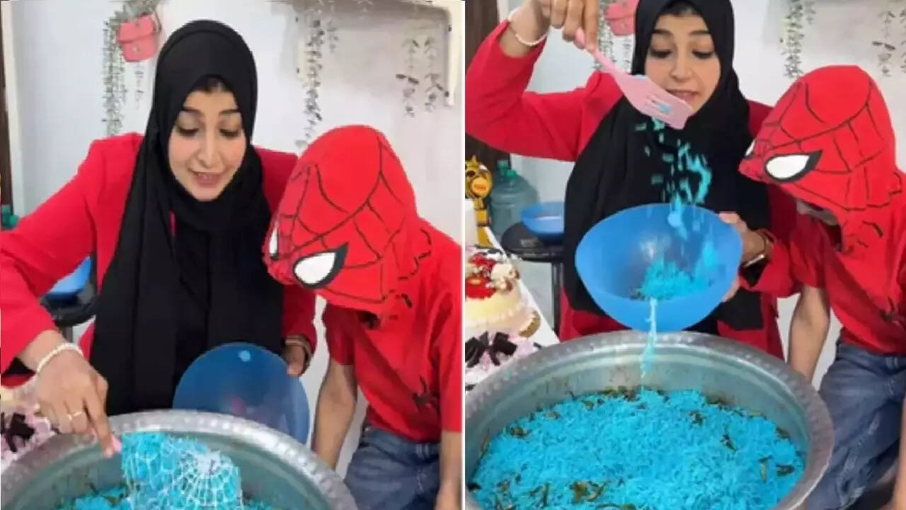 bakery academy owner heena kausar made spider man biryani video viral ...