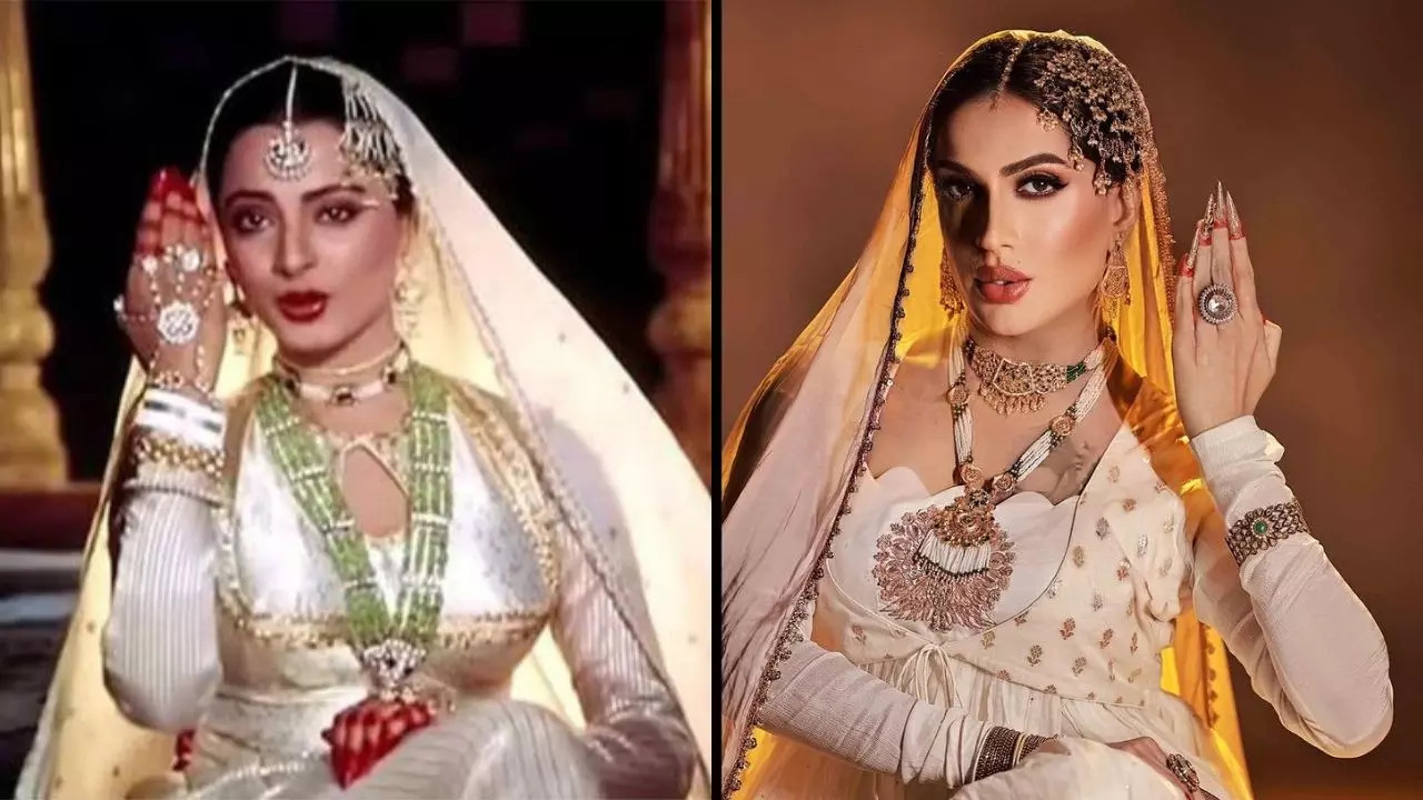 Sushant Divgikar aka Rani Ko-He-Nur Recreates Rekha's Iconic Looks On ...