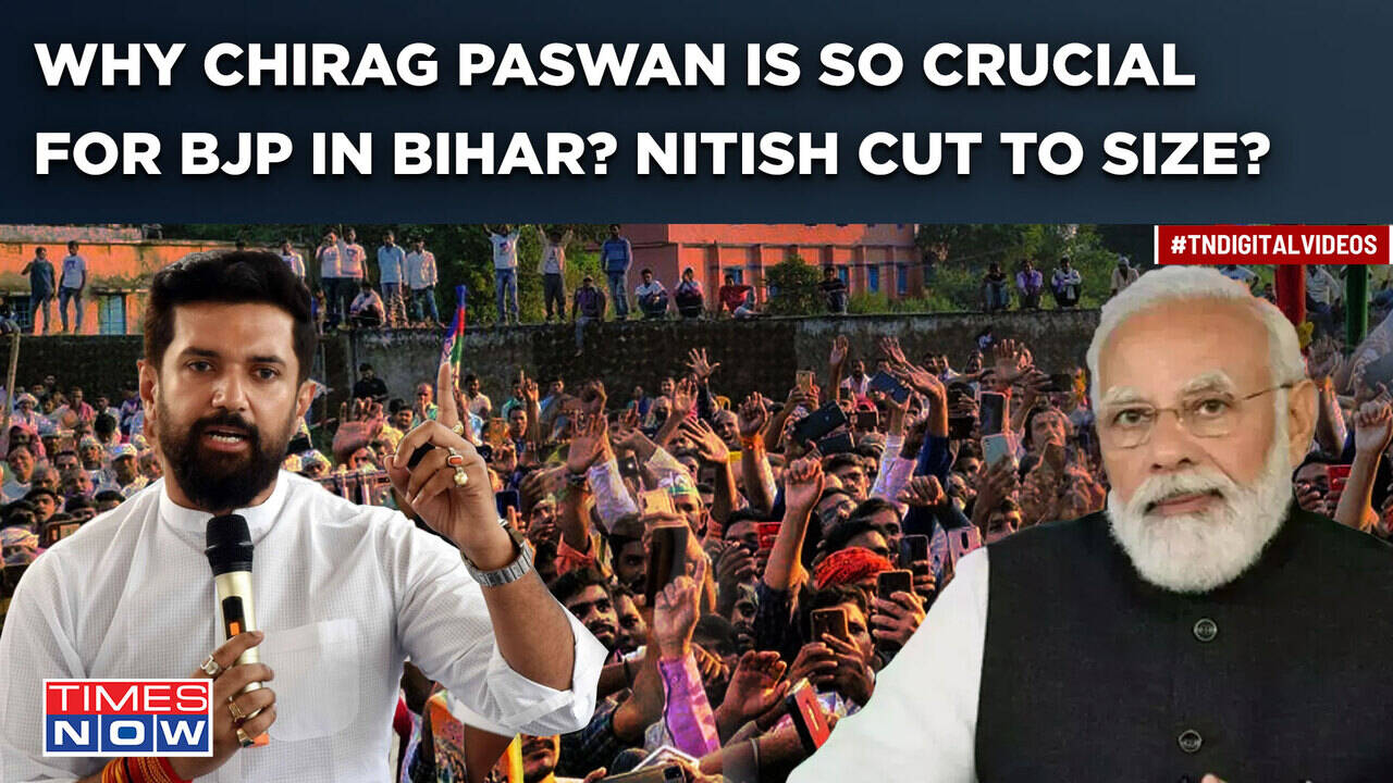 BJP Chooses Chirag Paswan For NDA's Bihar Battle| Nitish, Paras Cut To Size For Modi's 'Hanuman ...