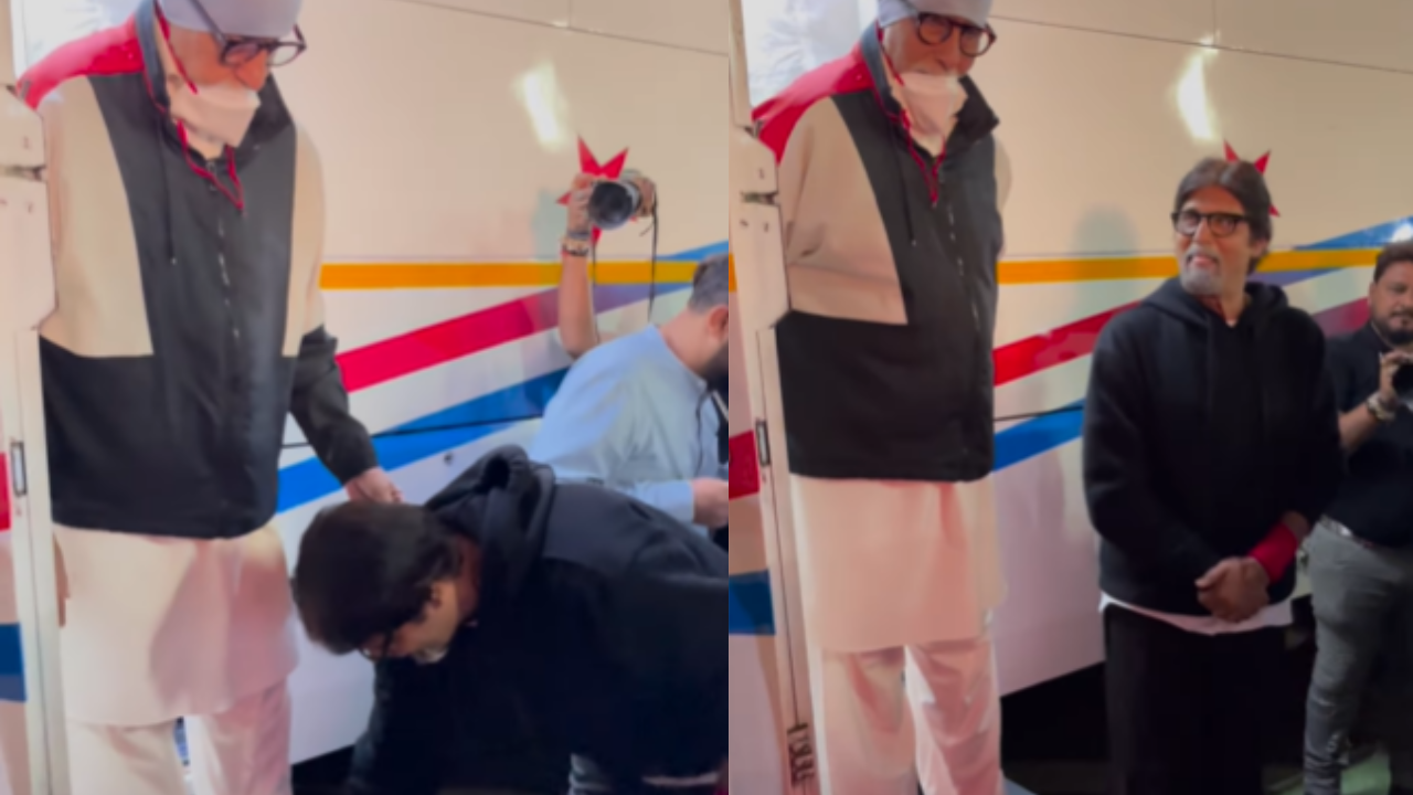 Watch: Amitabh Bachchan's Doppelganger Touches His Feet; Netizens Say ...