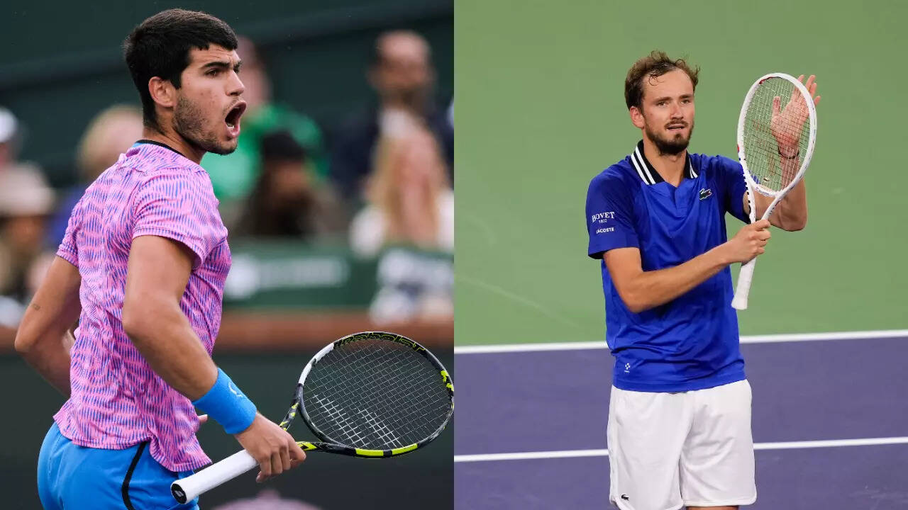 Carlos Alcaraz Vs Daniil Medvedev: Carlos Alcaraz vs Daniil Medvedev Indian Wells 2024 Final ...