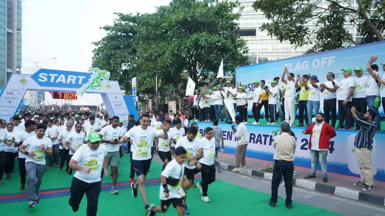 At SBI Green Marathon In Mumbai, Thousands Runners Spread Awareness For ...