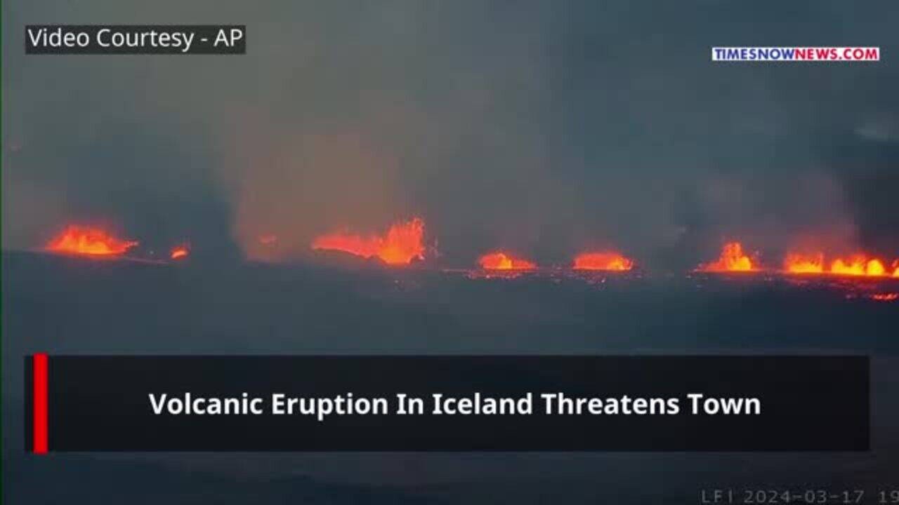 Iceland Volcano Eruption Devastation In Visuals| Fourth Since December ...