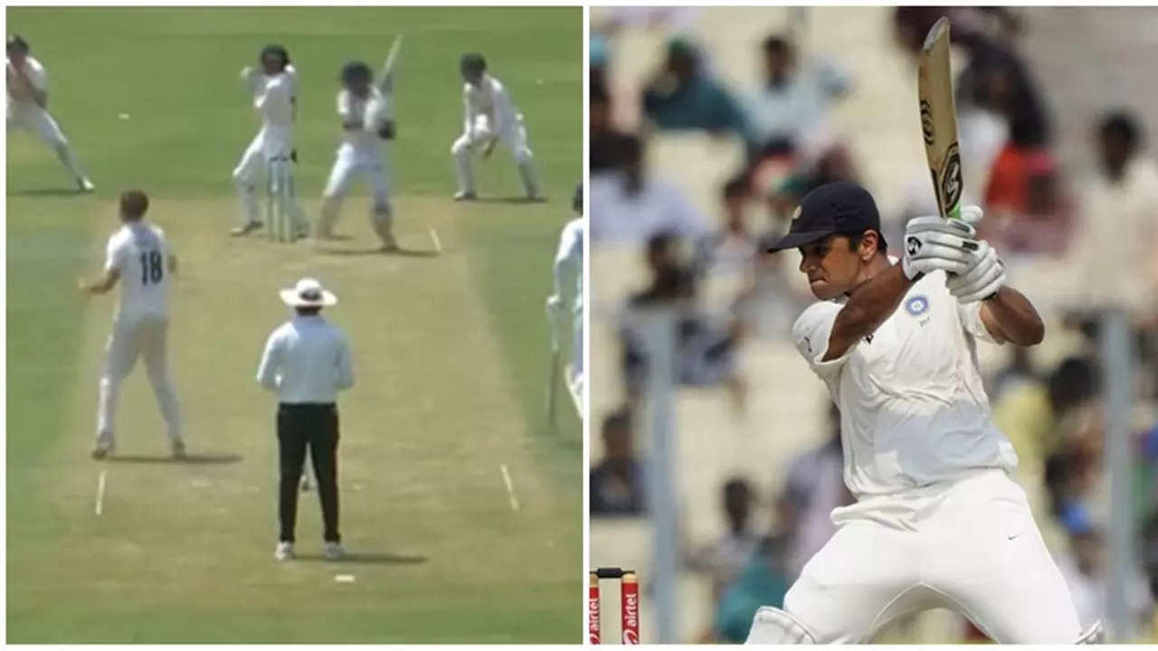 Rahul Dravid's Son Samit Emulates Father's Delightful Cut Shot, Video ...