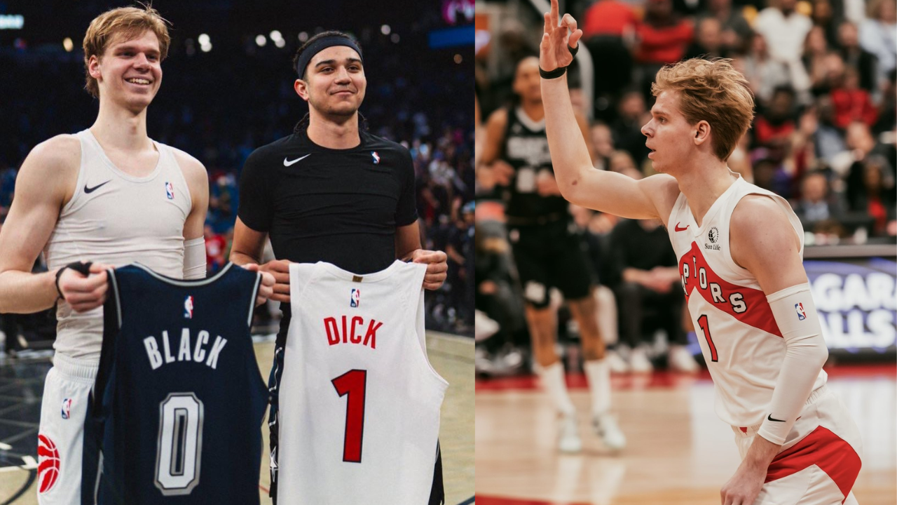 NBA: NBA: Raptors Gradey Dick Denies Ill-Intentions In Viral Jersey Swap With Magic's Anthony ...