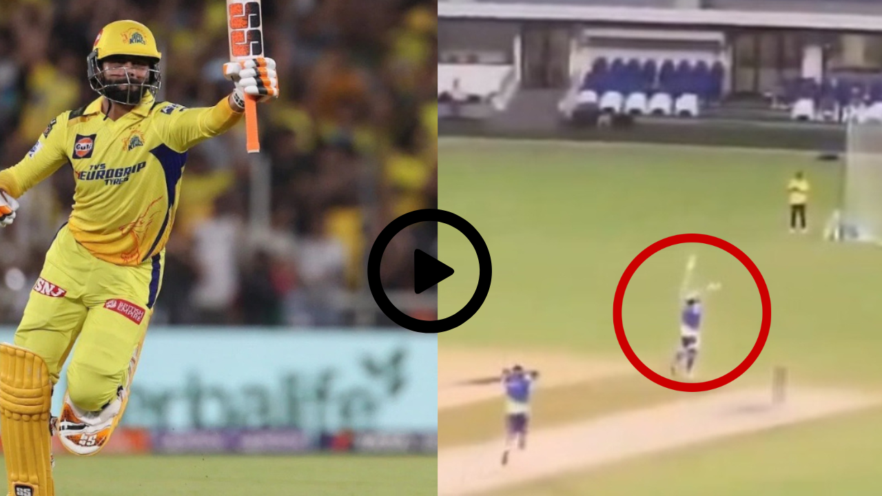 MS Dhoni Recreates Ravindra Jadeja's ICONIC IPL Winning Celebratory Run ...