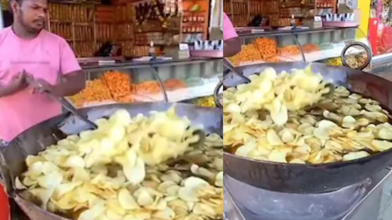 Viral Video: Street Vendor Making Potato Chips Has Impressed the ...