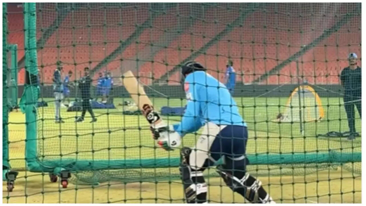 Watch Rashid Khan hits sixes with no-look and helicopter shots in nets ...