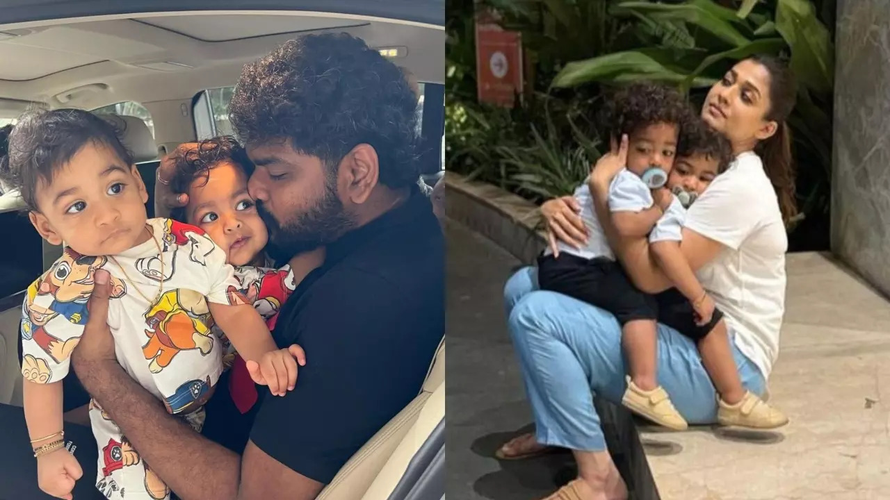 Vignesh Shivan Shares picture with his wife Nayanthara and their kids ...