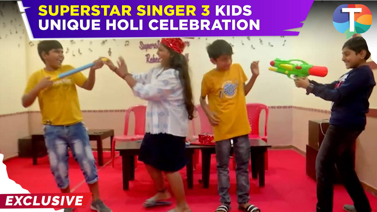 Superstar Singer 3 participants celebrate distinctive Holi | Exclusive ...