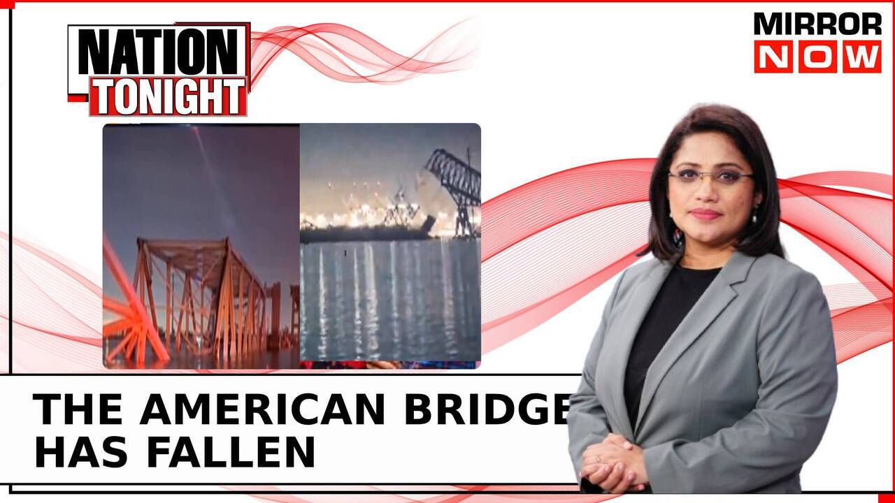 American Baltimore Bridge Has Collapsed, Rescue Ops On, State Of ...