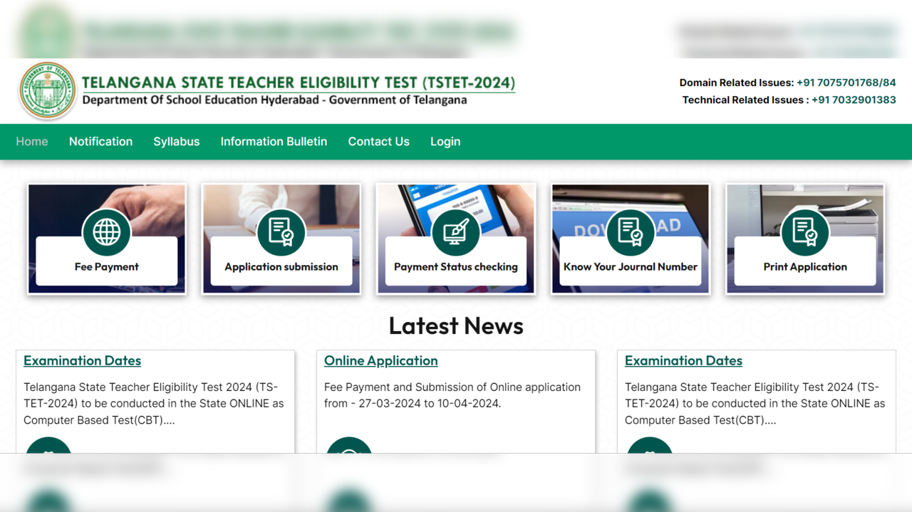 TS TET 2024 Notification, Application Form Released, Apply Now at tstet ...