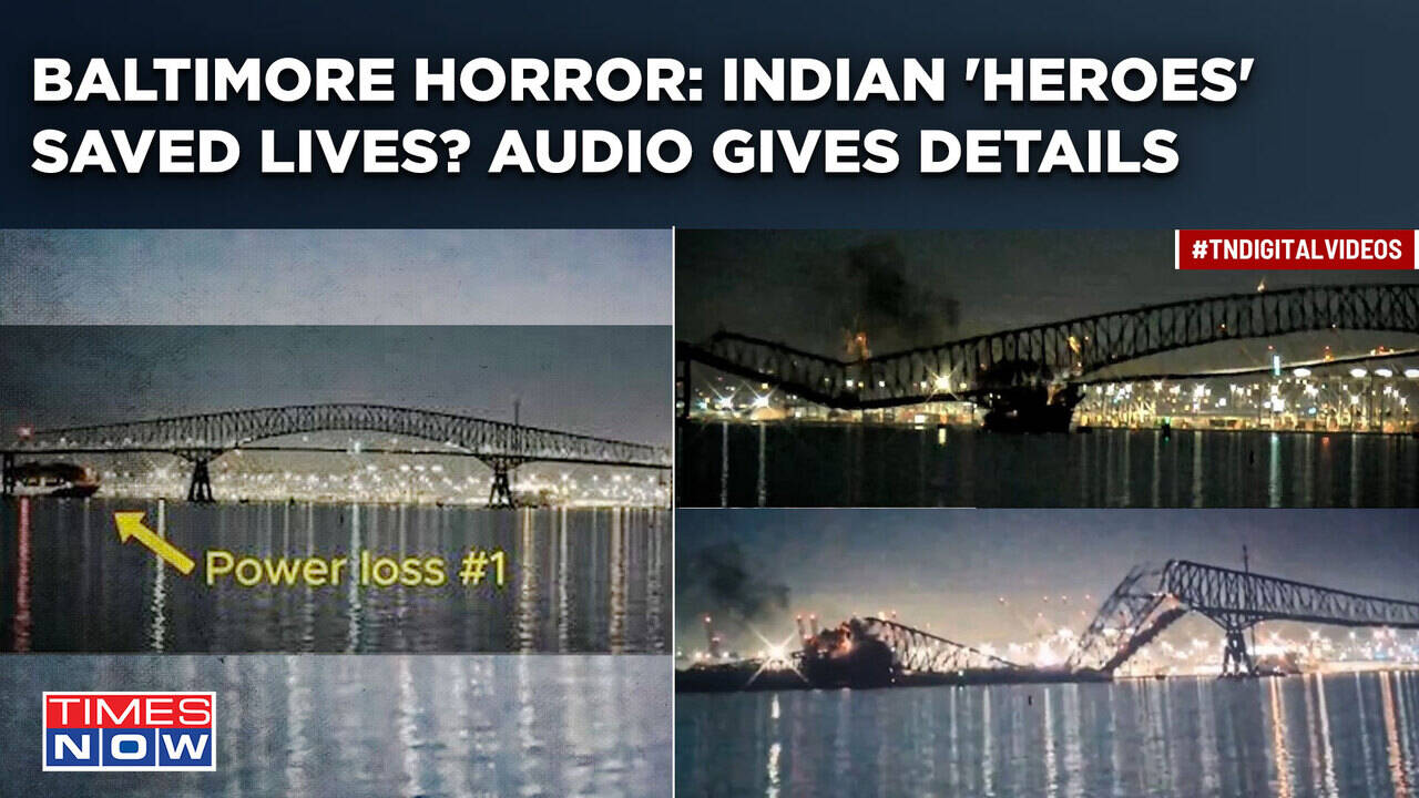 Baltimore Horror: Heart Pounding Audio Of Bridge Collapse| US Calls ...