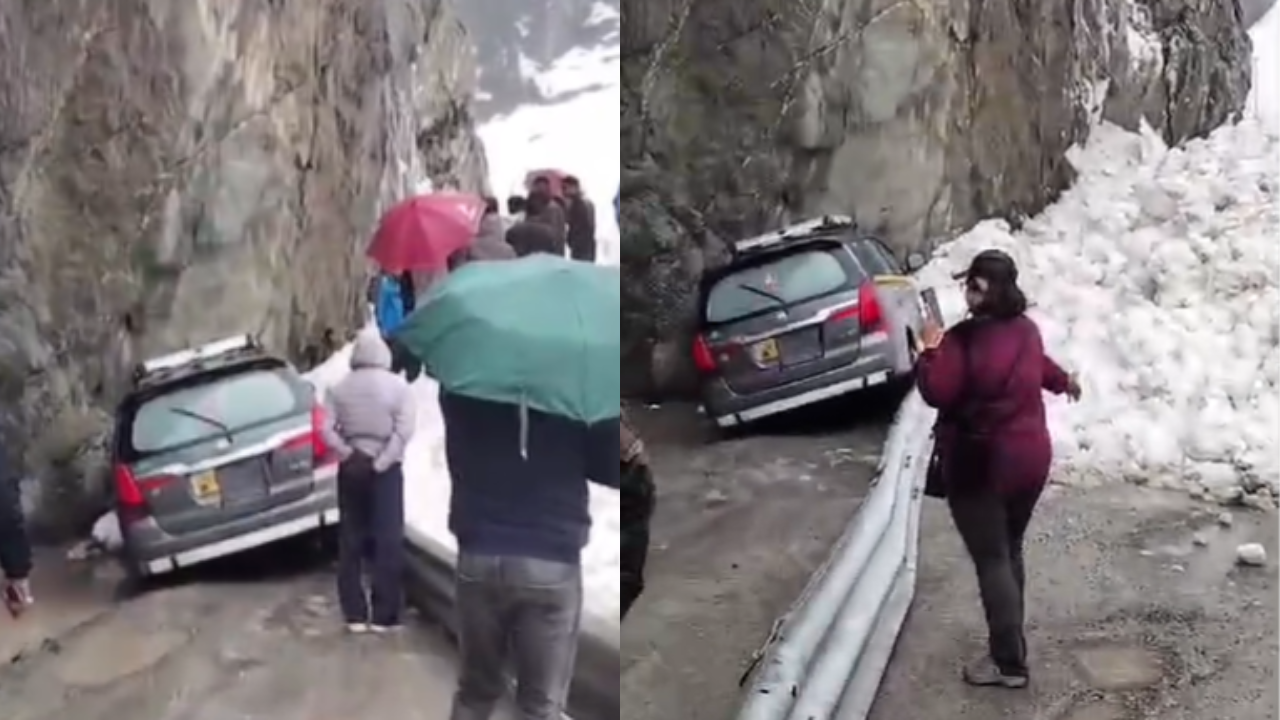 Massive Avalanche Hits Jammu and Kashmir's Sonmarg, Many Injured, Cars Stuck, Many Suffer ...