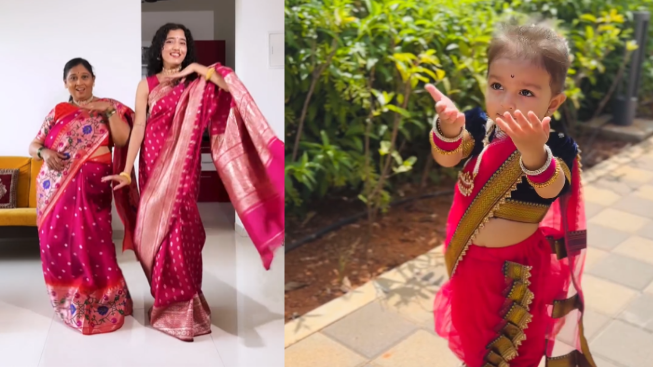 Gulabi Sadi Takes Instagram By Storm: Who Won This Trend? | Viral News ...