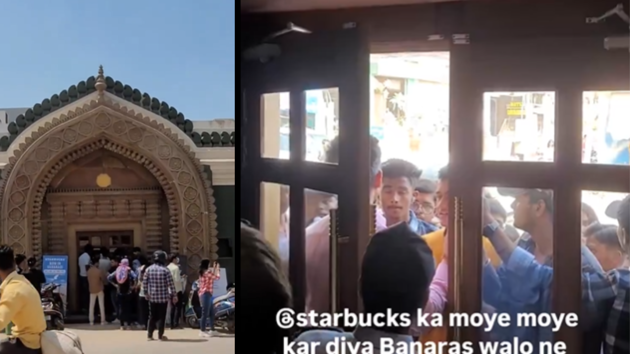 Viral Video Shows Long Queue Outside First Starbucks Store In Varanasi ...