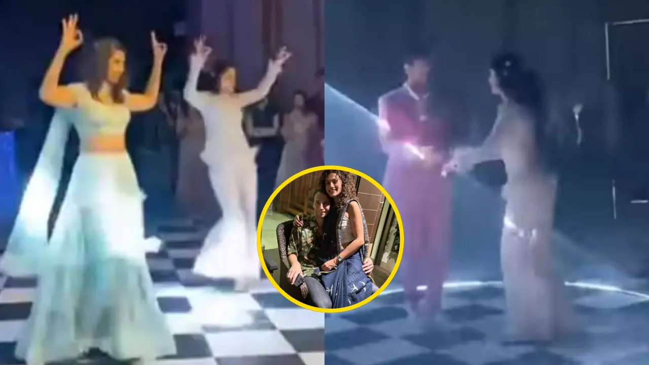 Taapsee Pannu Wedding: Taapsee Pannu, Mathias Boe Take Over The Stage ...