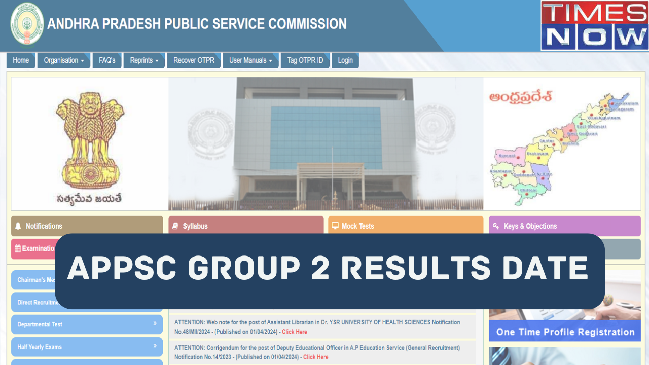 APPSC Group 2 Results Date Highlights: APPSC Group 2 Prelims Result ...