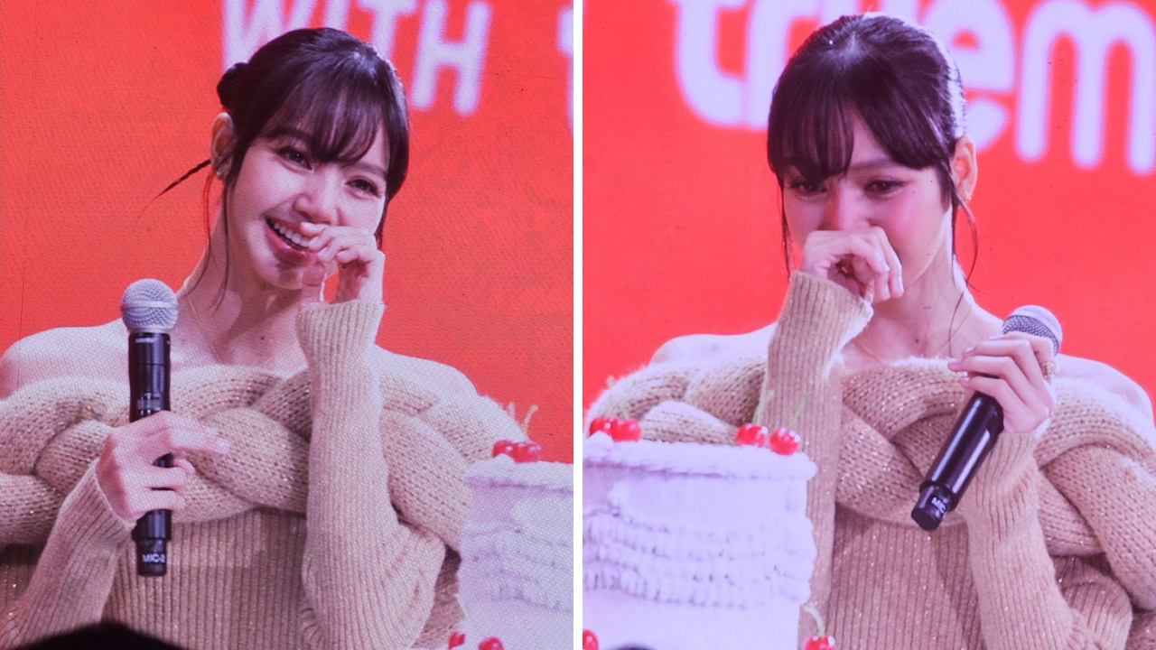 Lisa: Blackpink's Lisa Tears Up As Fans Surprise Her With Birthday Cake ...