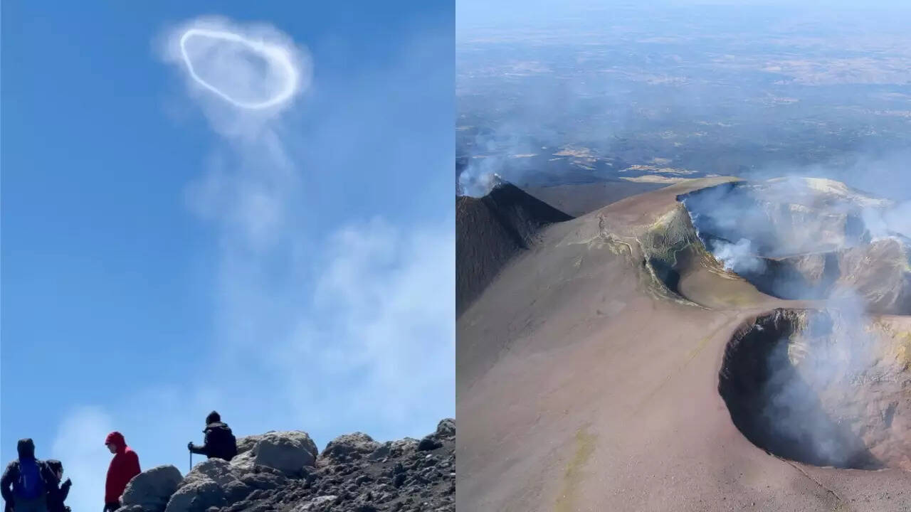 Watch: ‘Smoke Rings’ Rise Over Mount Etna, One of World's Most Active ...