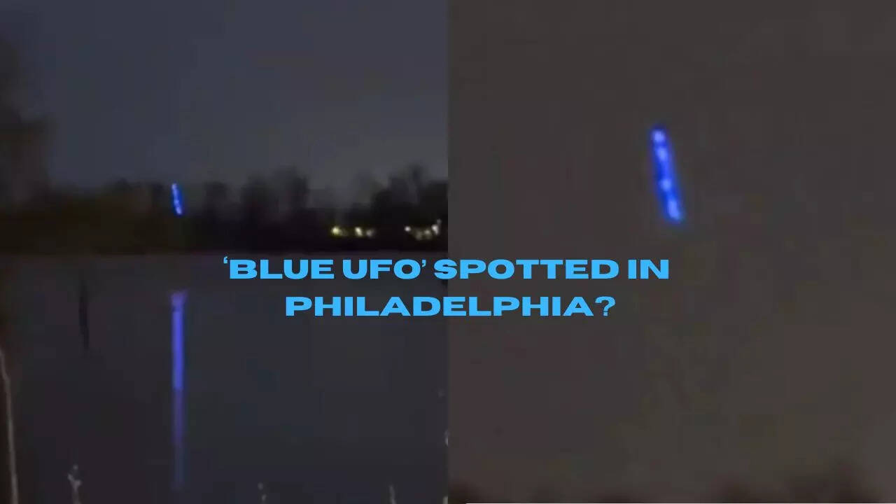 UFO Or Drone? Videos Show Blue Object Falling Into Delaware River From ...
