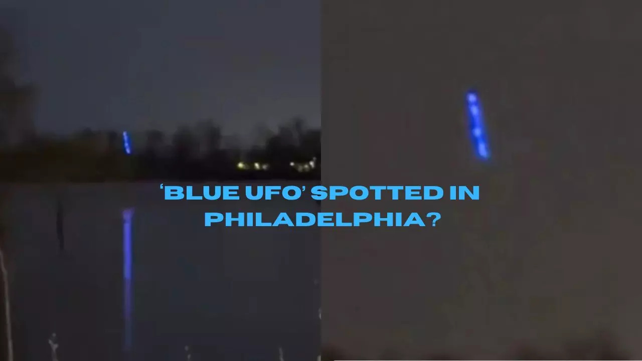 UFO Or Drone? Videos Show Blue Object Falling Into Delaware River From ...
