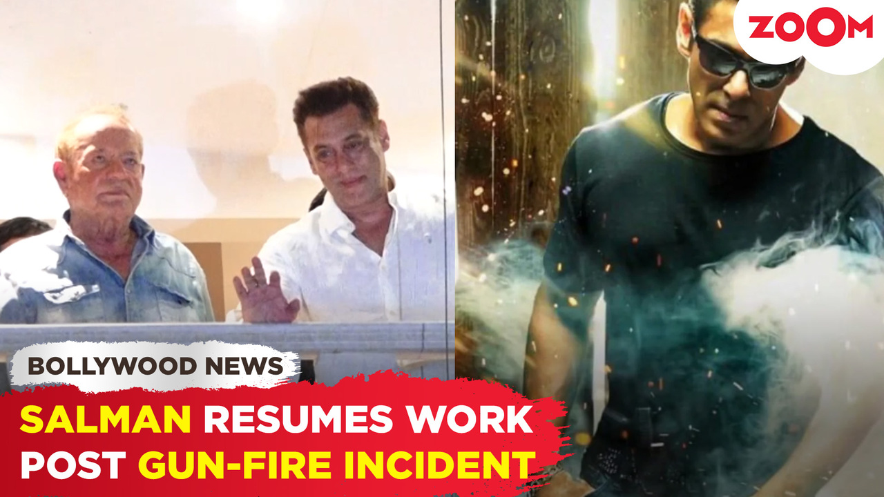 Salman Khan Firing Case: Salman BACK to work after gun-fire incident ...