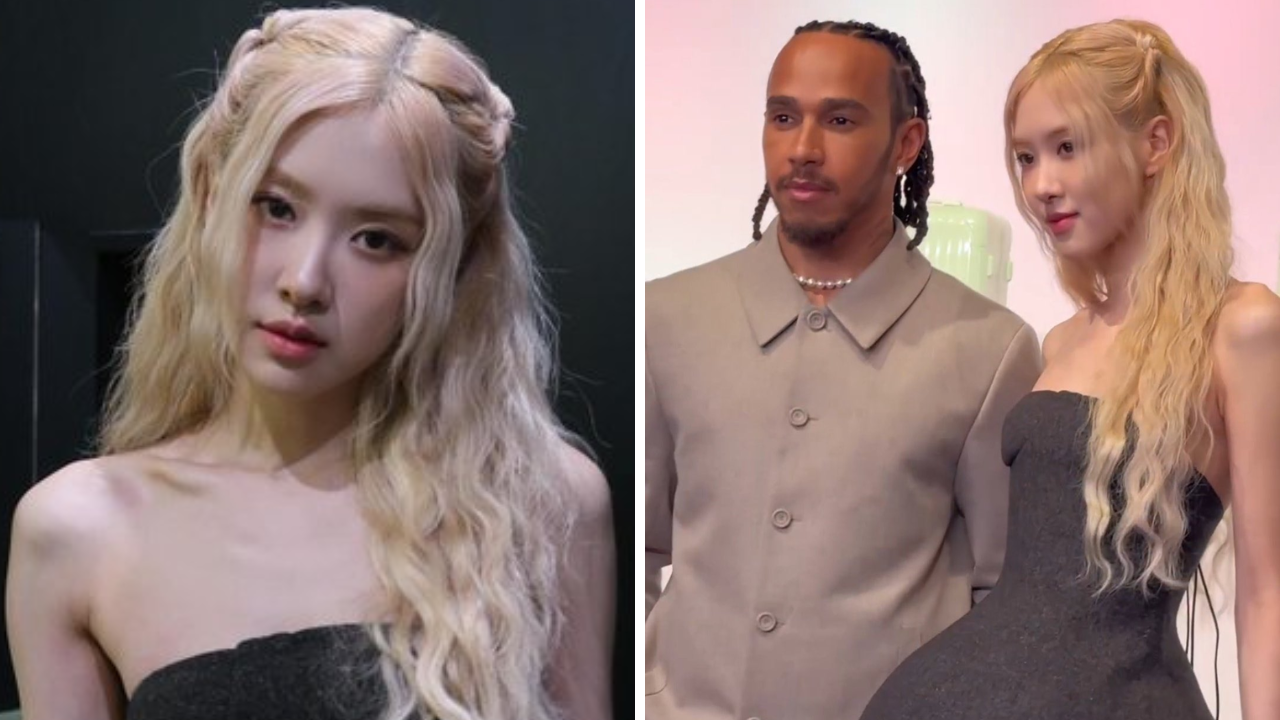 Blackpink's Rosé Gets Shy As She Chats With F1 Champion Sir Lewis ...