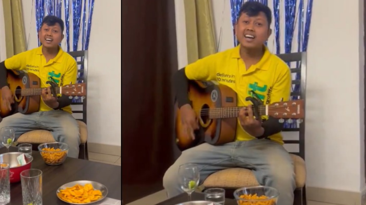 Blinkit Delivery Agent Joins Jamming Session, Internet Can't Stop ...