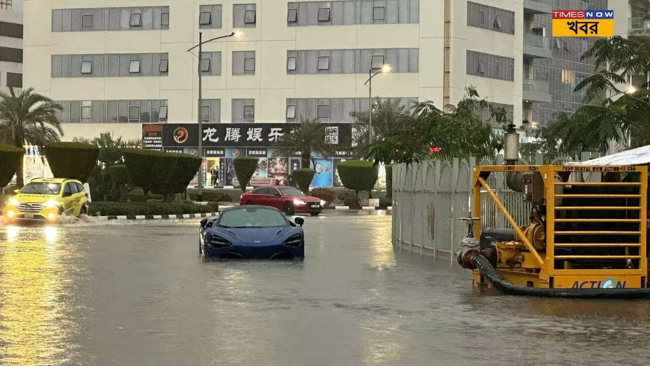 Record Heavy Rain In Dubai: মরু শহরের এ কী হাল! রাস্তায় ভাসছে অটো থেকে ...
