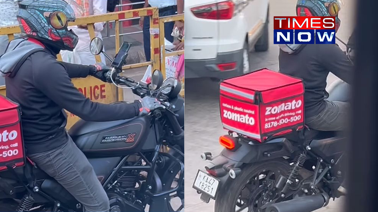 Zomato Harley Davidson: Zomato Rider Goes Viral On The Internet For ...
