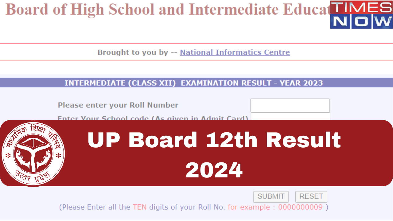 UP Board 12th Result 2024: Check Roll Number Wise Result on www ...