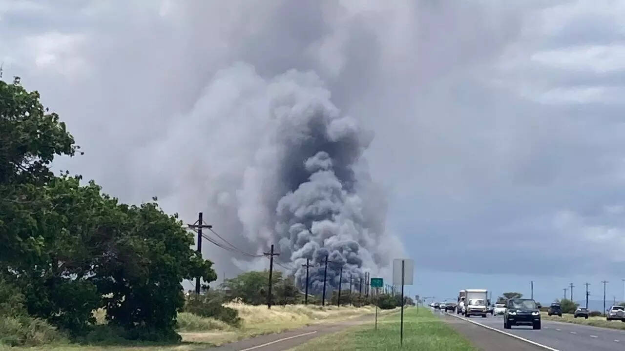 Maui Fire Today: Maui Fire Today: Massive Blaze At Recycling Facility ...